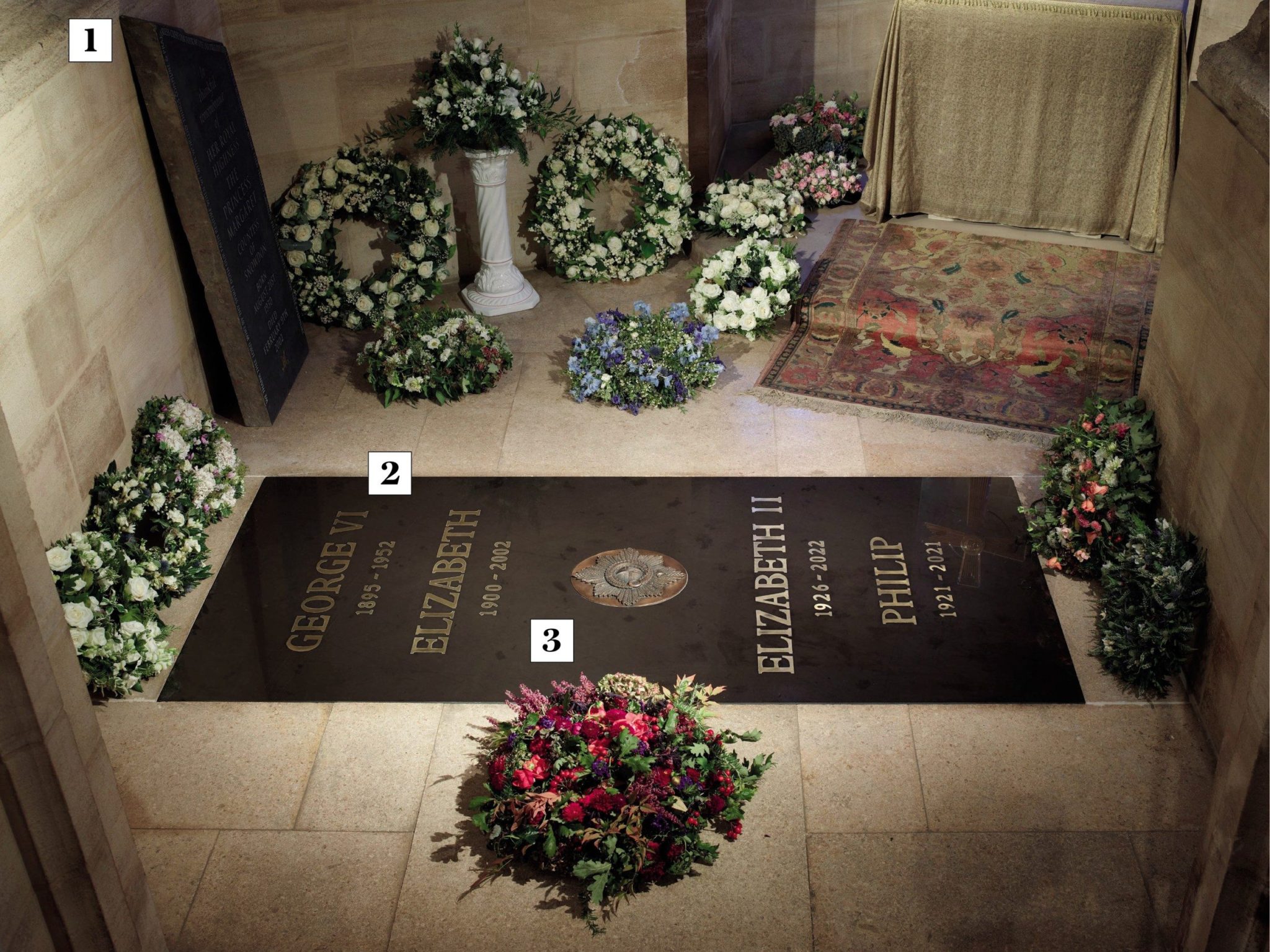 First photo of Queen Elizabeth’s final resting place in St George’s ...