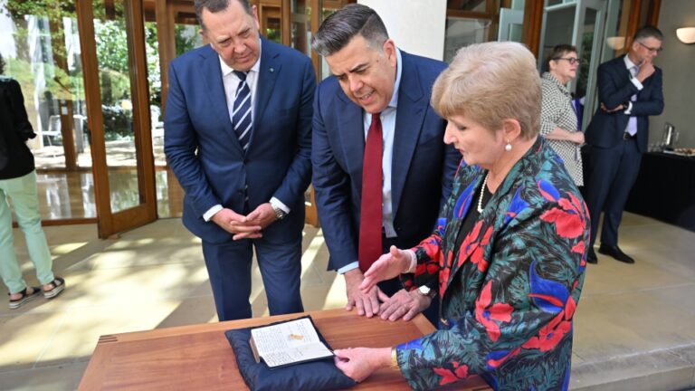 Family of first woman MP make historic donation - Oz Arab Media