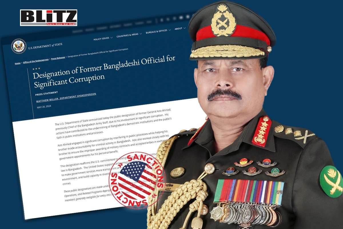 US sanctions former Bangladesh Army chief Aziz Ahmed and family for ...