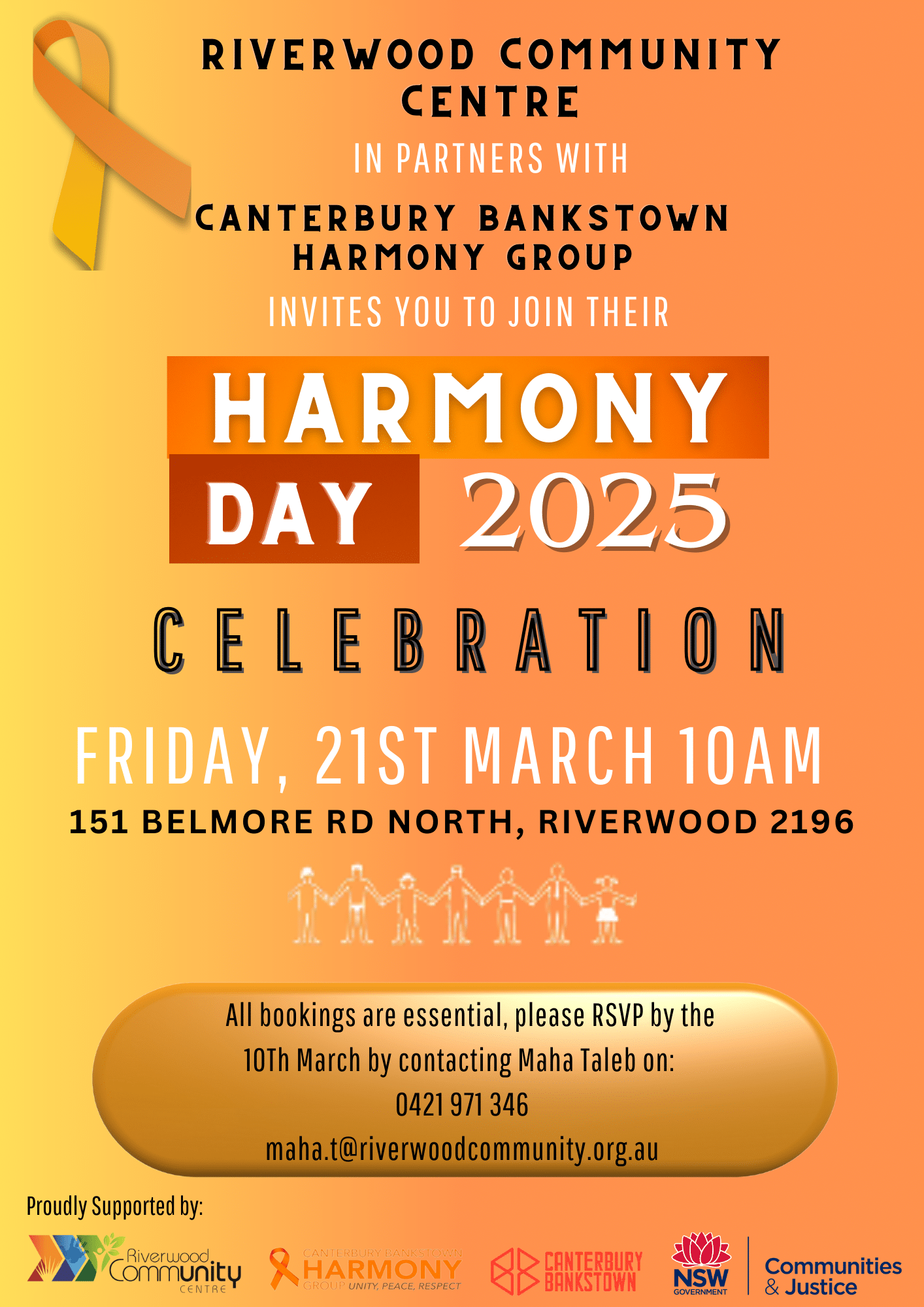 Celebrate Unity at Harmony Day 2025 in Riverwood (21 MAR) - Oz Arab Media
