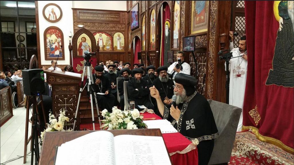 بالفيديو : تعرف على أول كنيسة دشنها قداسة البابا تواضروس الثانى بأمريكا ...